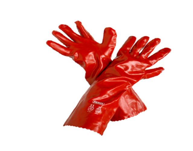 MSA Single Dipped PVC Gloves- 45cm