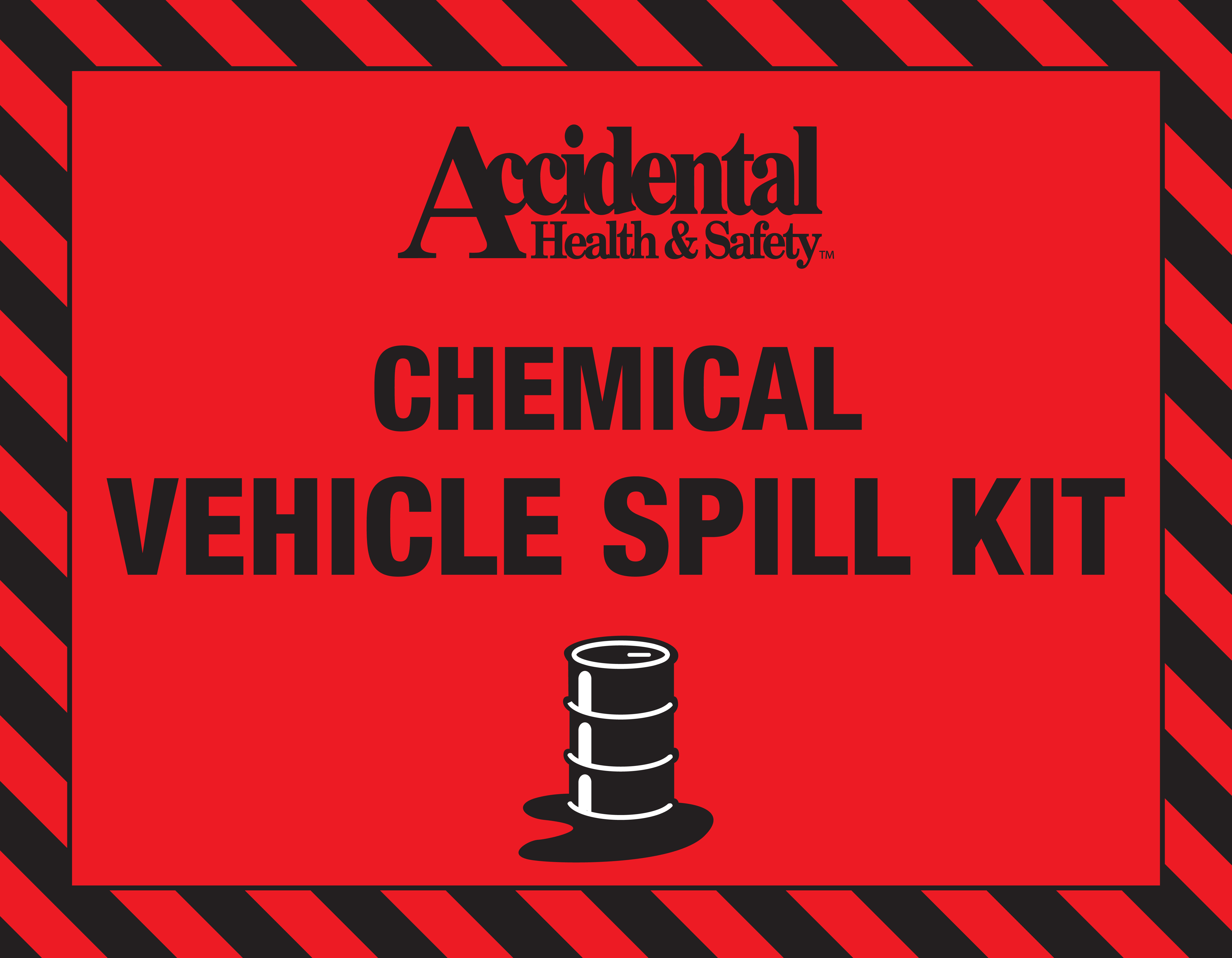 Accidental 50-60 ltr Chemical Spill Bag LABEL