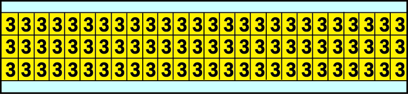 Indoor Numbers & Letters Series 3410 9mm