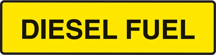 Diesel Fuel Labels
