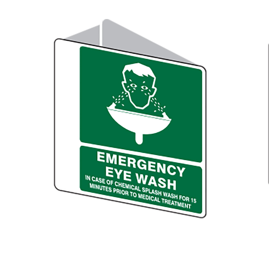 3D Sign Emergency Eyewash