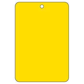 Large Economy Lockout Tags - Blank Yellow