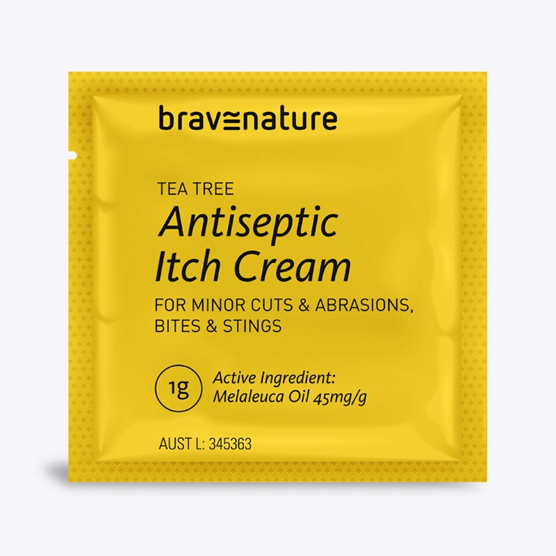 Brave Nature Antiseptic and Itch Relief Cream 1g Sachet Single