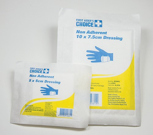 Non-Adherent Dressings with Adhesive Tabs