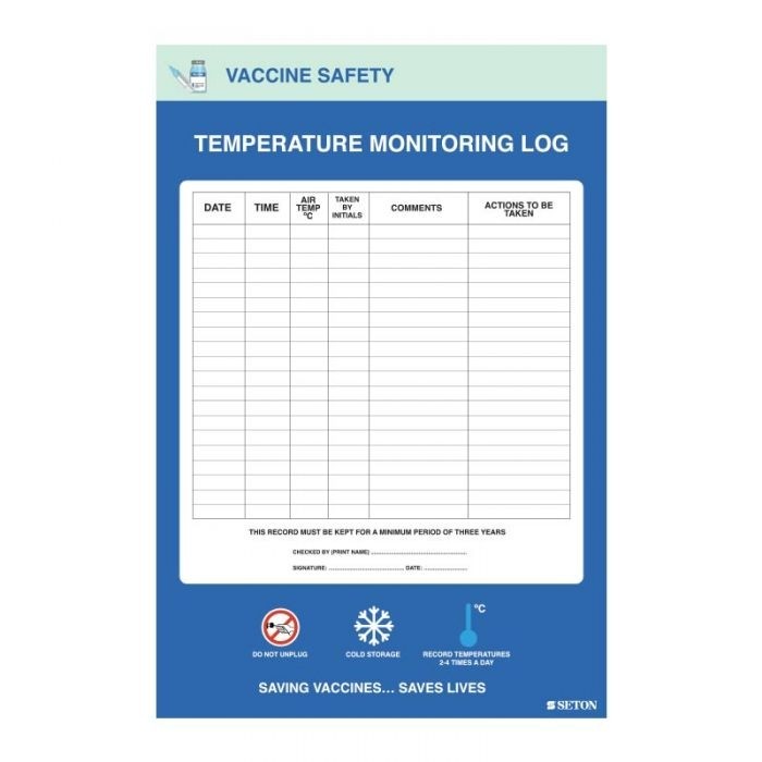 temperature log template
