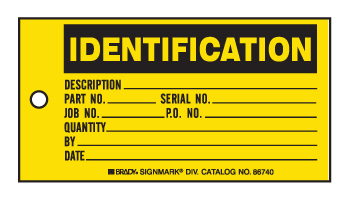 Production Status Tags - Identification