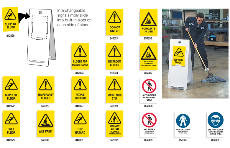 Tall Floor Stand Signs